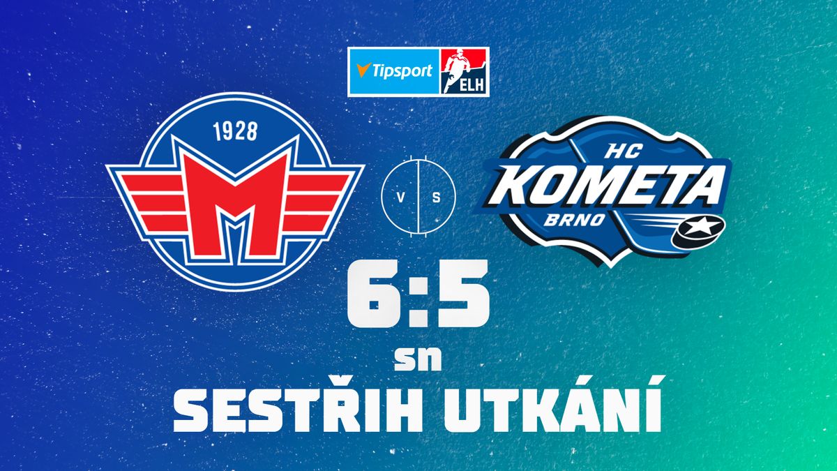 SESTŘIH: Kometa prohospodařila třígólový náskok! Body navíc bere Motor ...